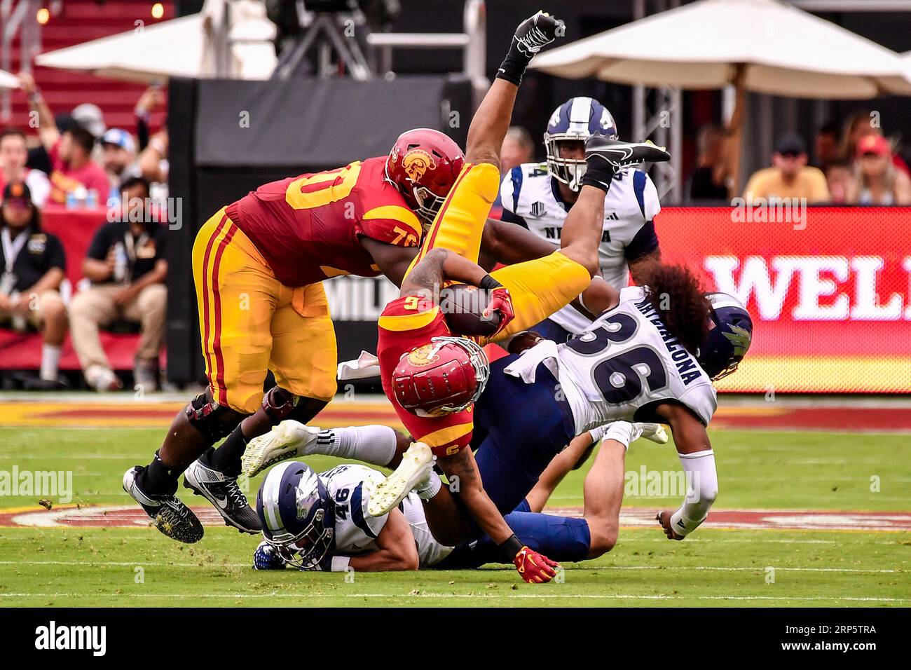 Los Angeles, CA. 2nd Sep, 2023. USC Trojans running back Austin Jones ...