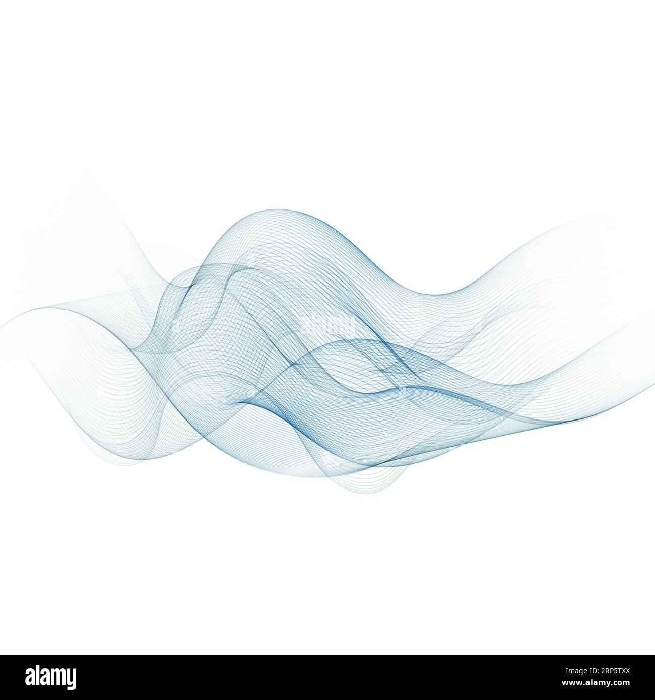 Smooth wavy blue lines in the form of abstract waves Stock Photo - Alamy