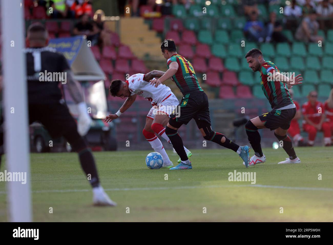 Terni, Italy. 02nd Sep, 2023. naNasti Marco (Bari) Vs Mantovani Valerio (Ternana) during Ternana ...