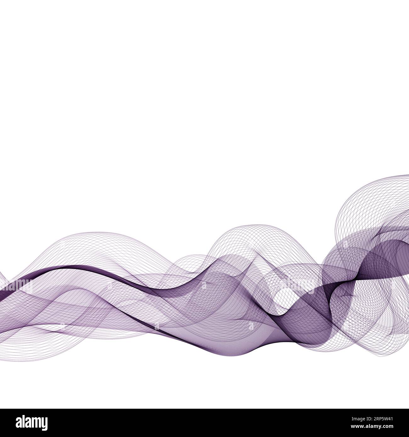 Purple undulate wave swirl swoosh. Sound wave, dynamic twisted curve ...