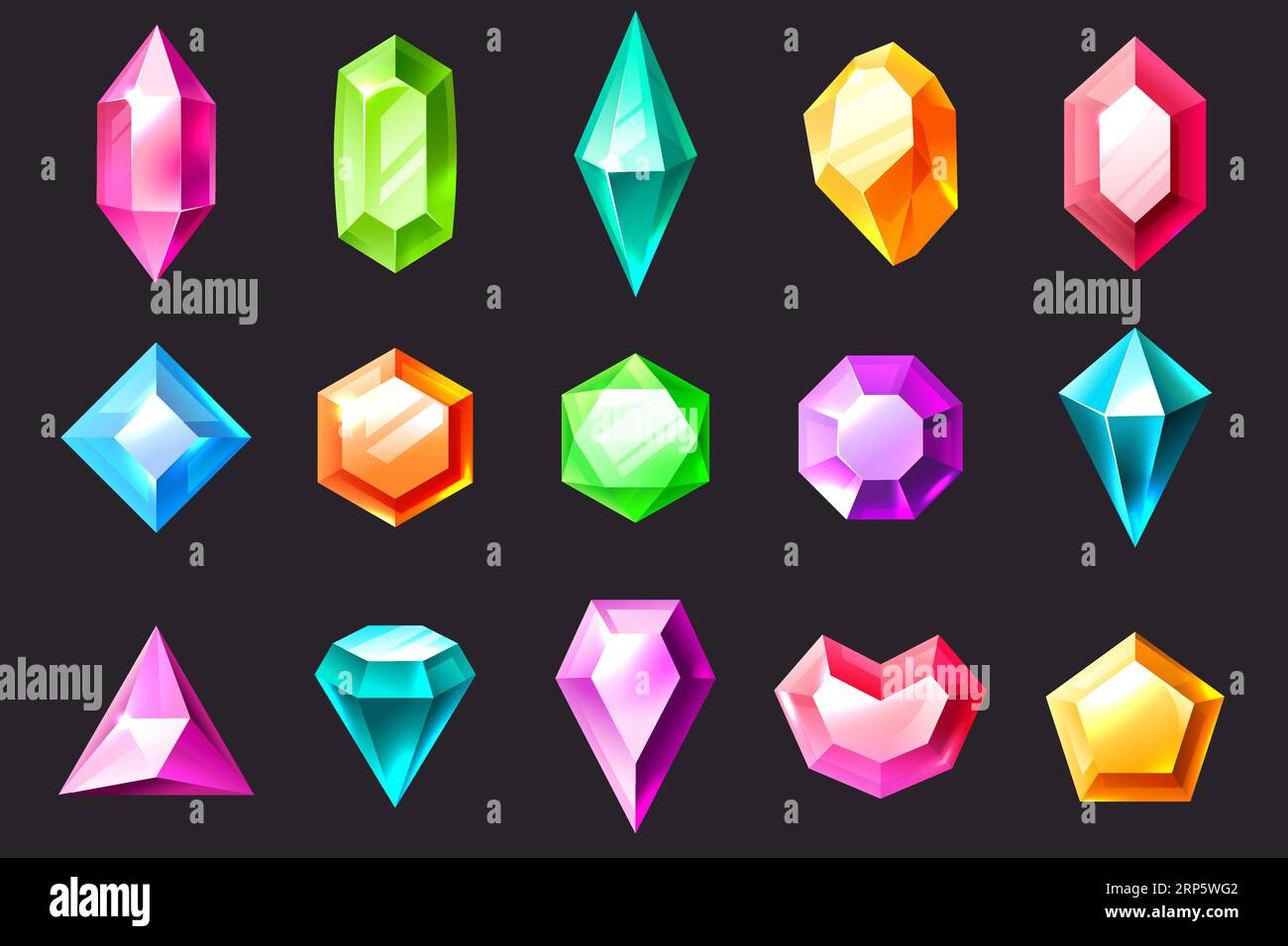 Detail of precious stones Stock Vector Images - Alamy