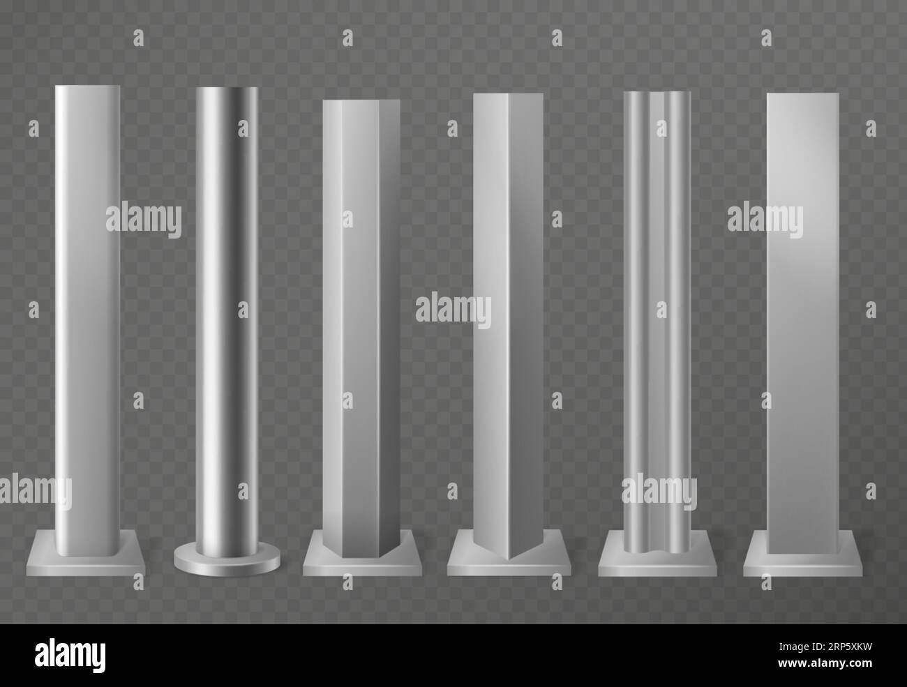 Polished pillars Stock Vector Images - Alamy