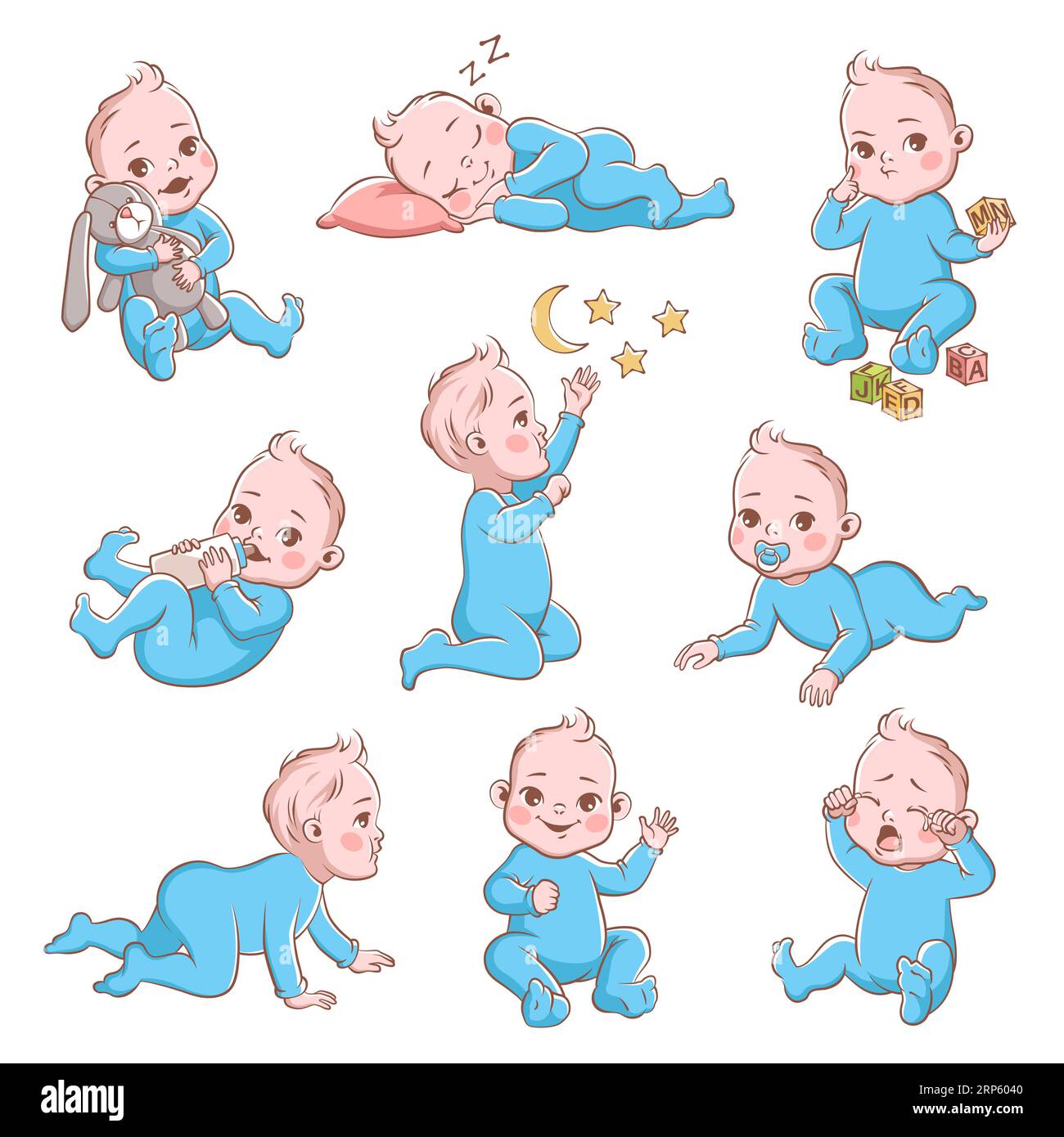 Child crying Stock Vector Images - Alamy