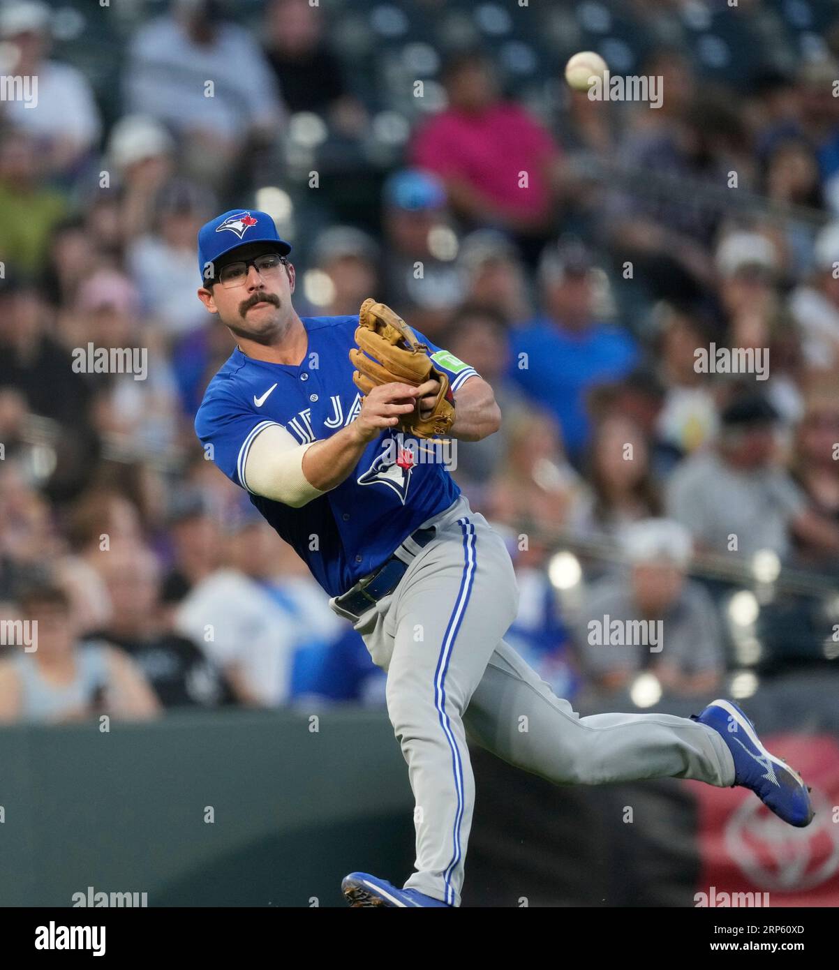 Toronto Blue Jays second baseman Davis Schneider (36) in the third ...