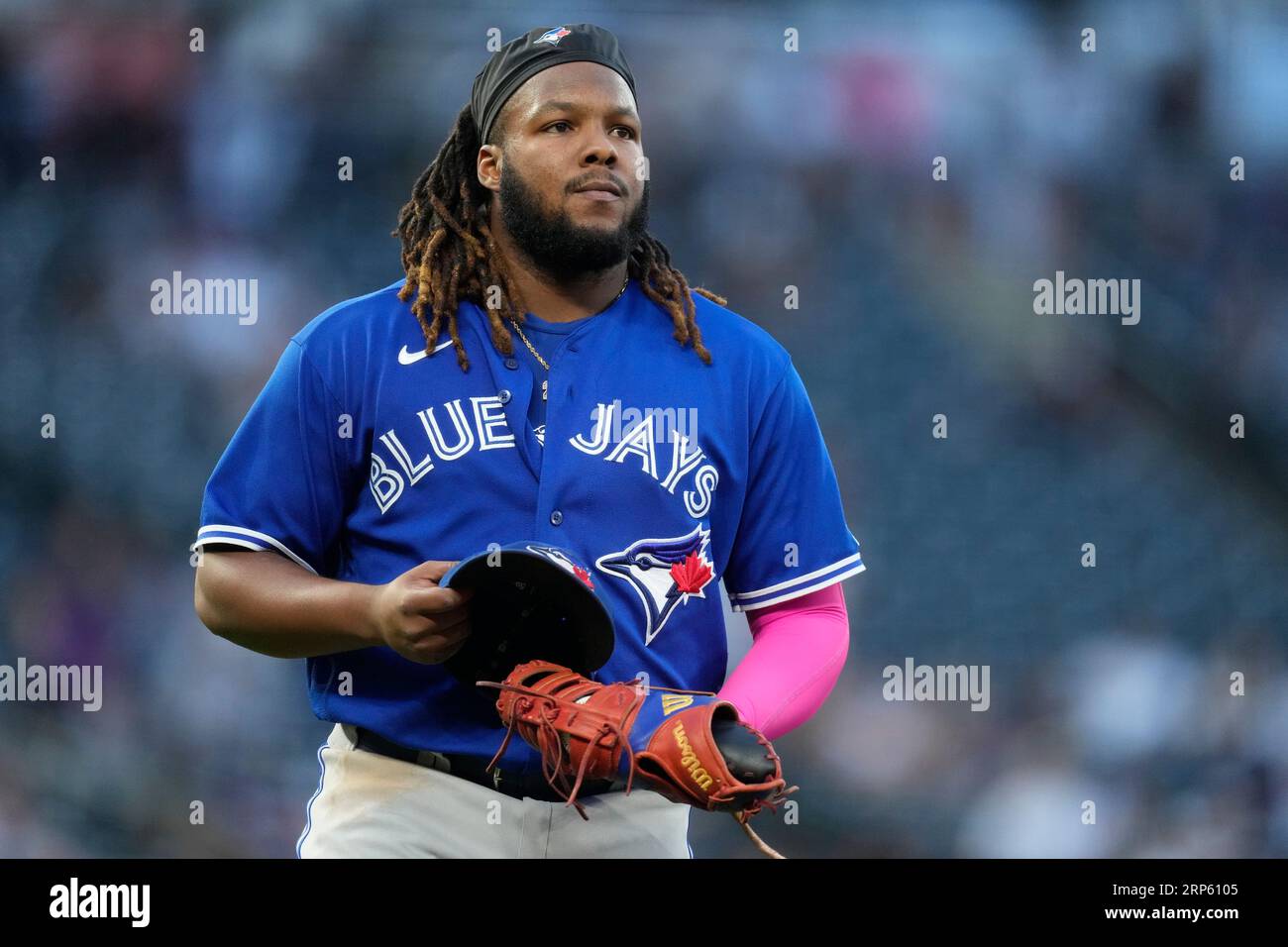 Toronto Blue Jays first baseman Vladimir Guerrero Jr. (27) in the third ...