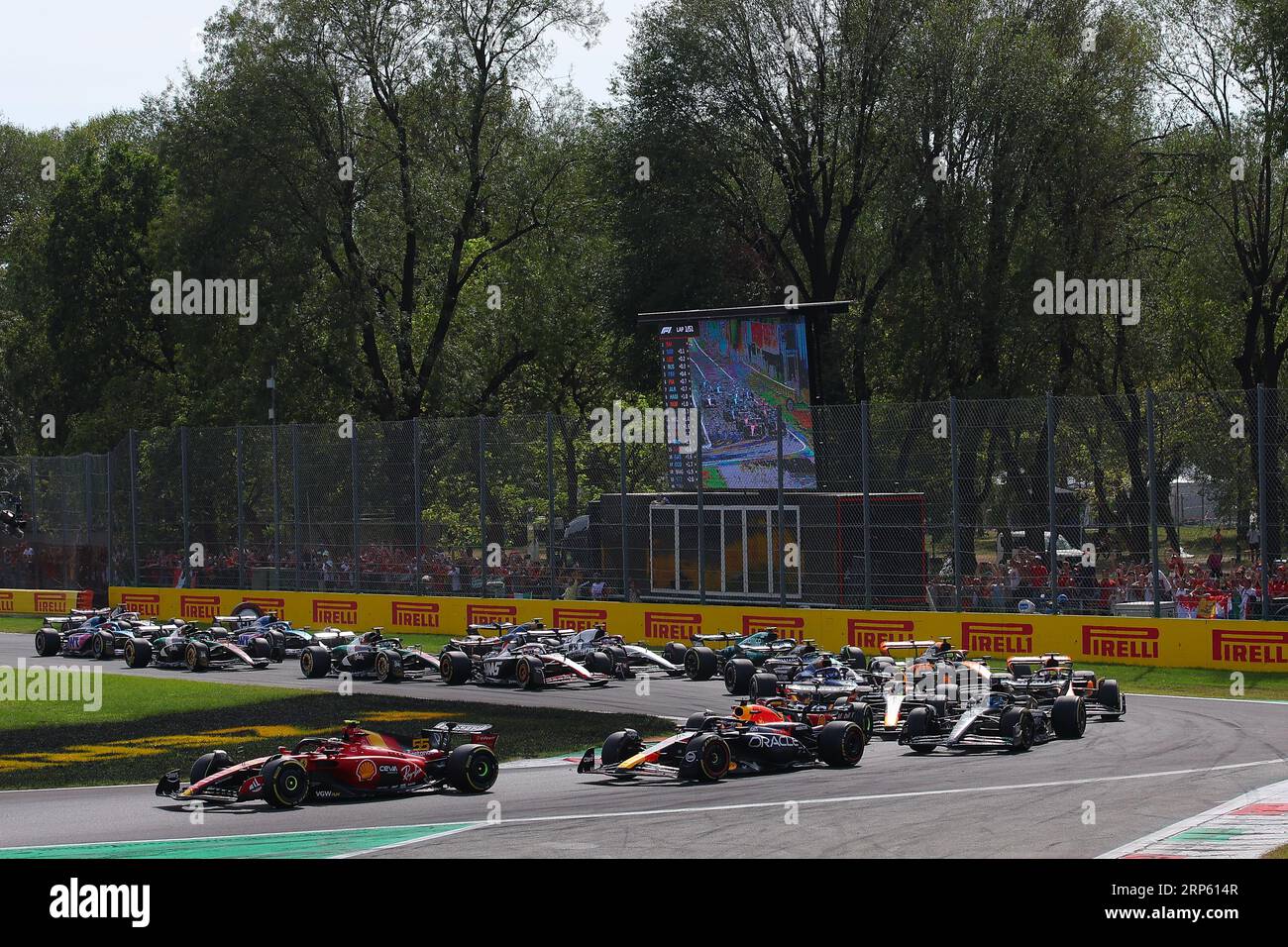 Formula 1 monza start hi-res stock photography and images - Alamy