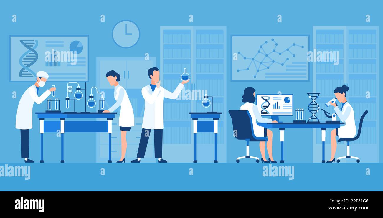 Women in physics group Stock Vector Images - Alamy