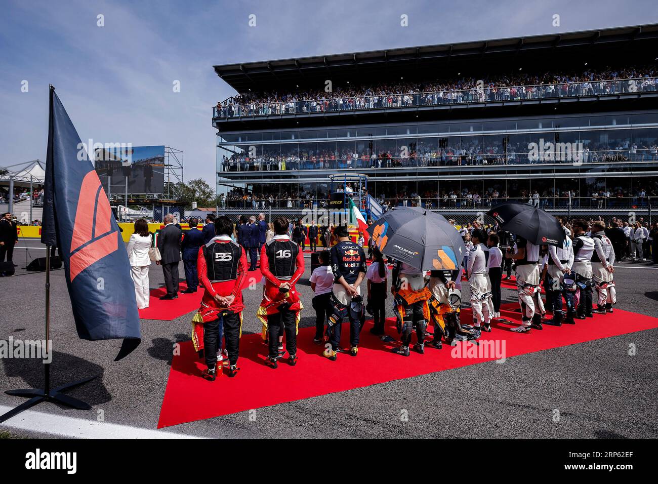 starting grid during the 2023 Formula 1 Pirelli Grand Premio d’Italia Grand Prix, 14th round of ...