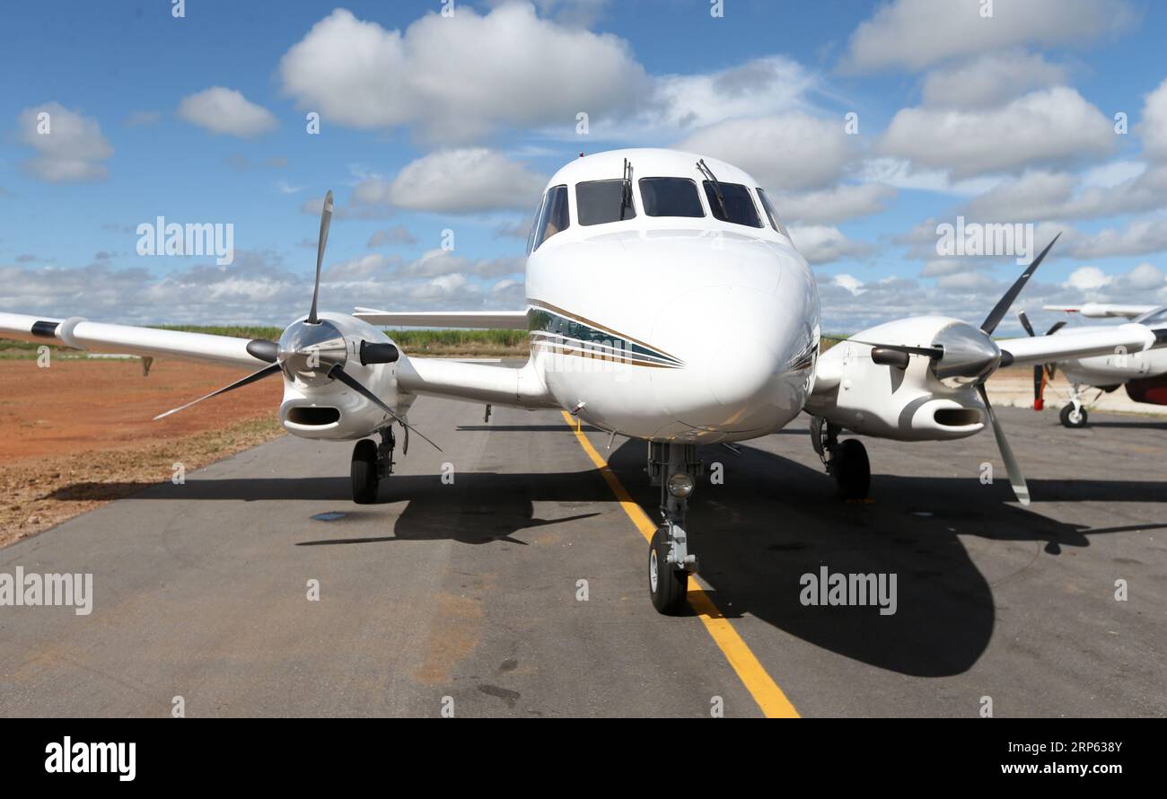 juazeiro, bahia, brazil - april 4, 2023: view of Embraer EMB-110 ...