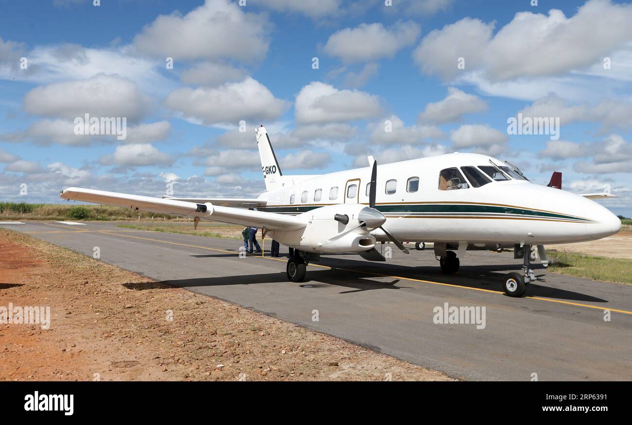 juazeiro, bahia, brazil - april 4, 2023: view of Embraer EMB-110 ...