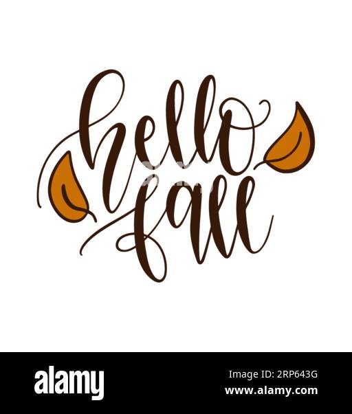 Hello fall ,typography t shirt design, tee print, t-shirt design ...