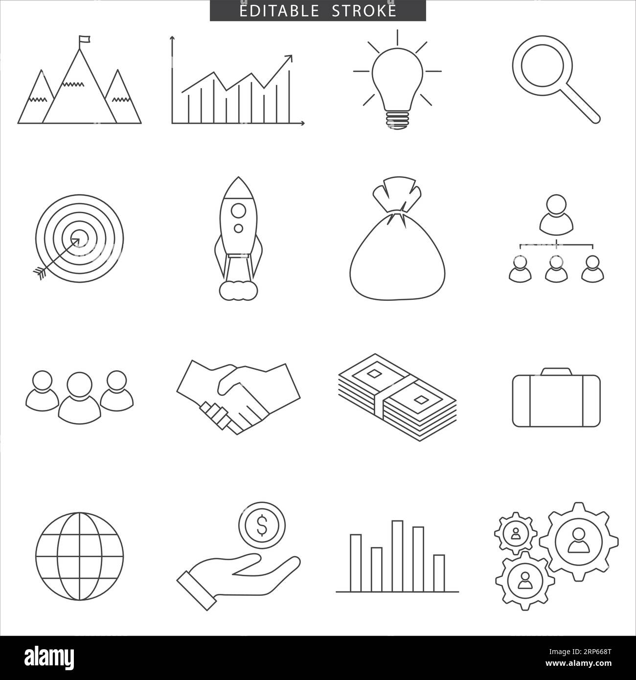 Business interact development icons Stock Vector Image & Art - Alamy