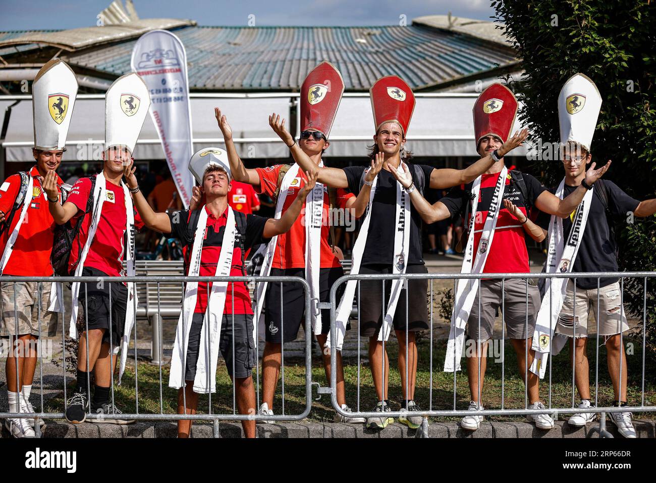Monza, Italy. 1st Sep, 2023. Ferrari fans, F1 Grand Prix of Italy at ...
