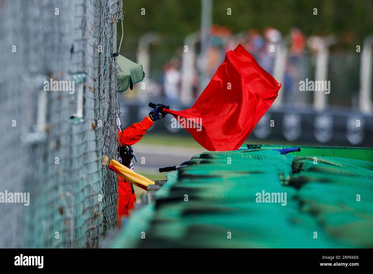 Monza, Italy. 1st Sep, 2023. Red flag, F1 Grand Prix of Italy at ...