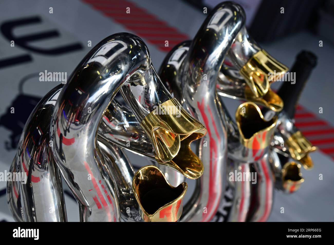 Monza, Italy. 3rd Sep, 2023. Winners trophy, F1 Grand Prix of Italy at ...