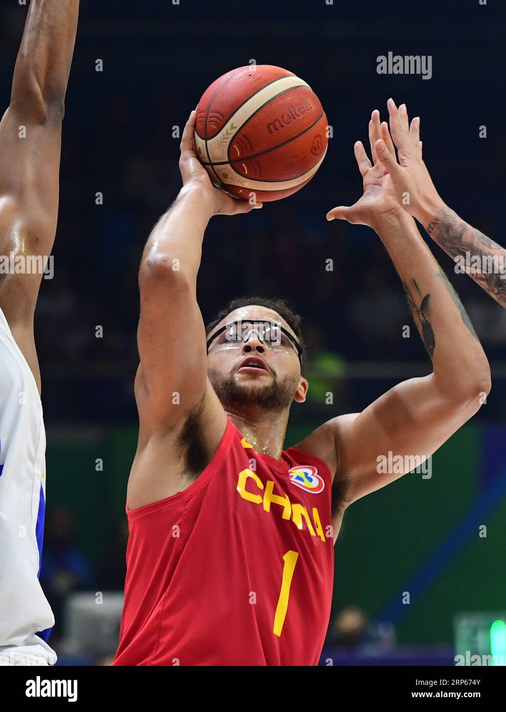 Quezon, Philippines. 02nd Sep, 2023. Kaier Li of China men basketball ...