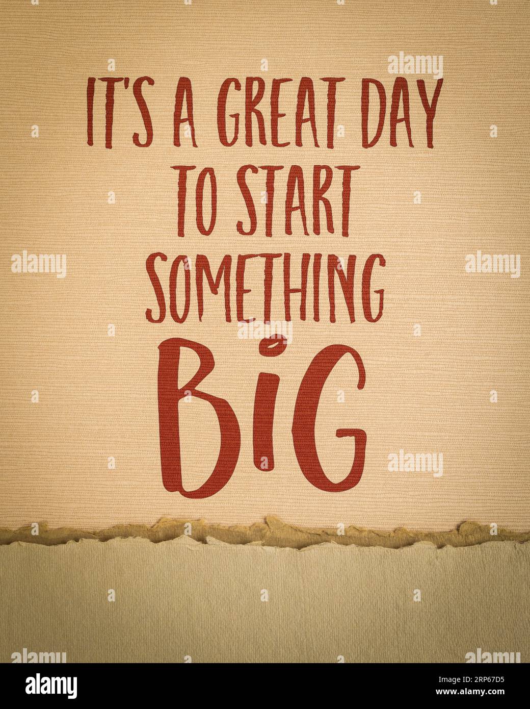 Start of something big hi-res stock photography and images - Alamy