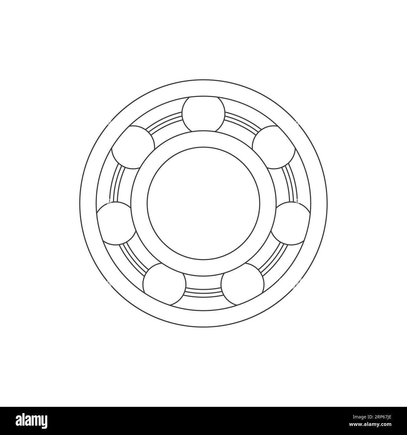 Bearing line icon car Stock Vector Images - Alamy