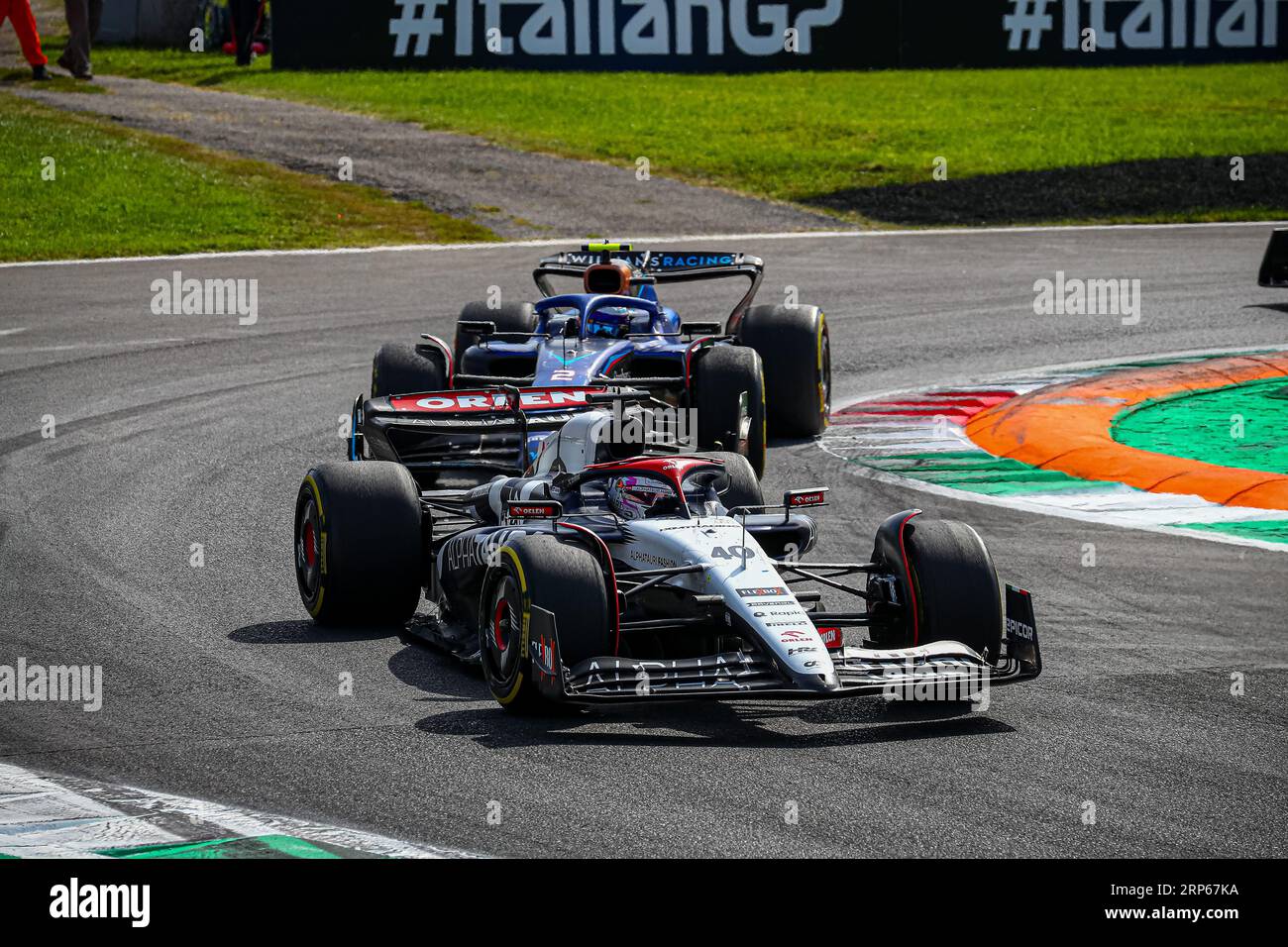 #40 Liam Lawson, (NZL)Alpha Tauri, Honda during the Italian GP, Monza ...