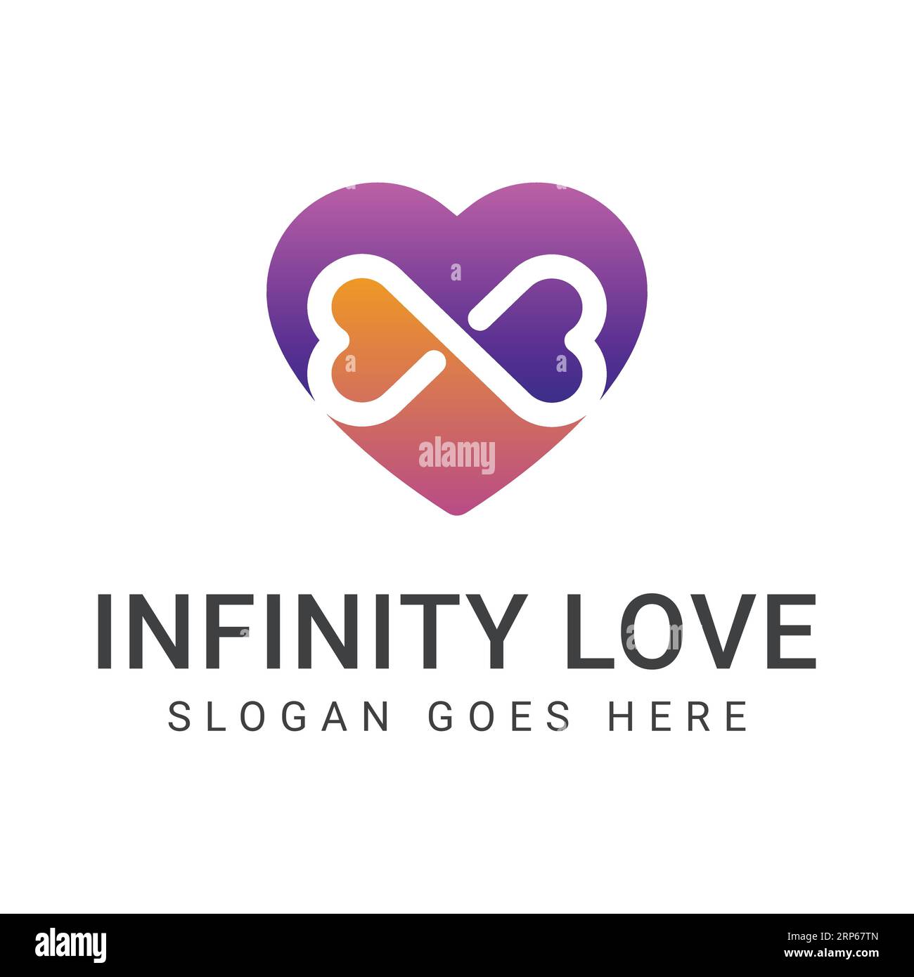 Endless loop branding design hi-res stock photography and images - Alamy