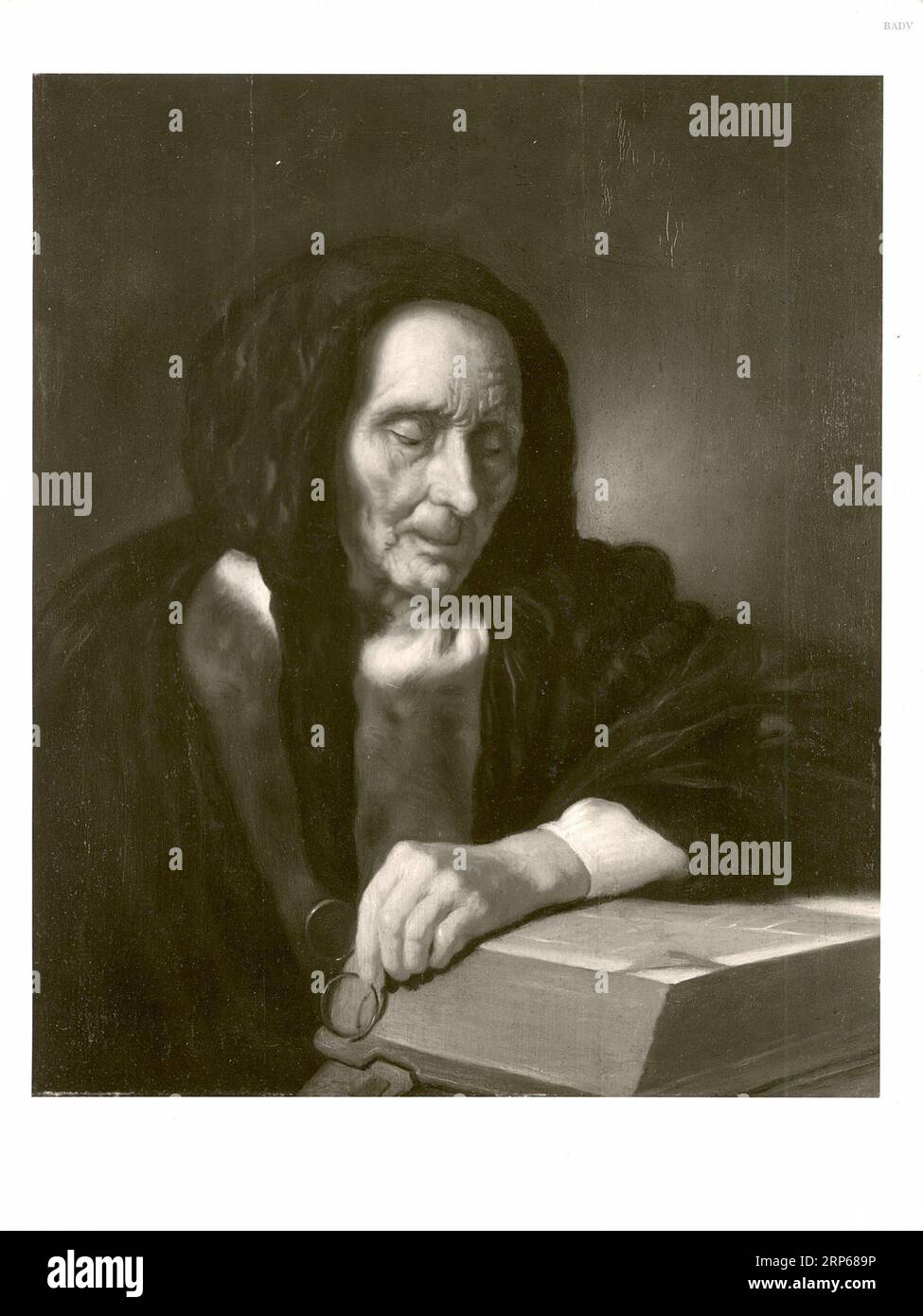 old woman reading between 1900 and 1940 by Heiman Dullaart Stock Photo ...