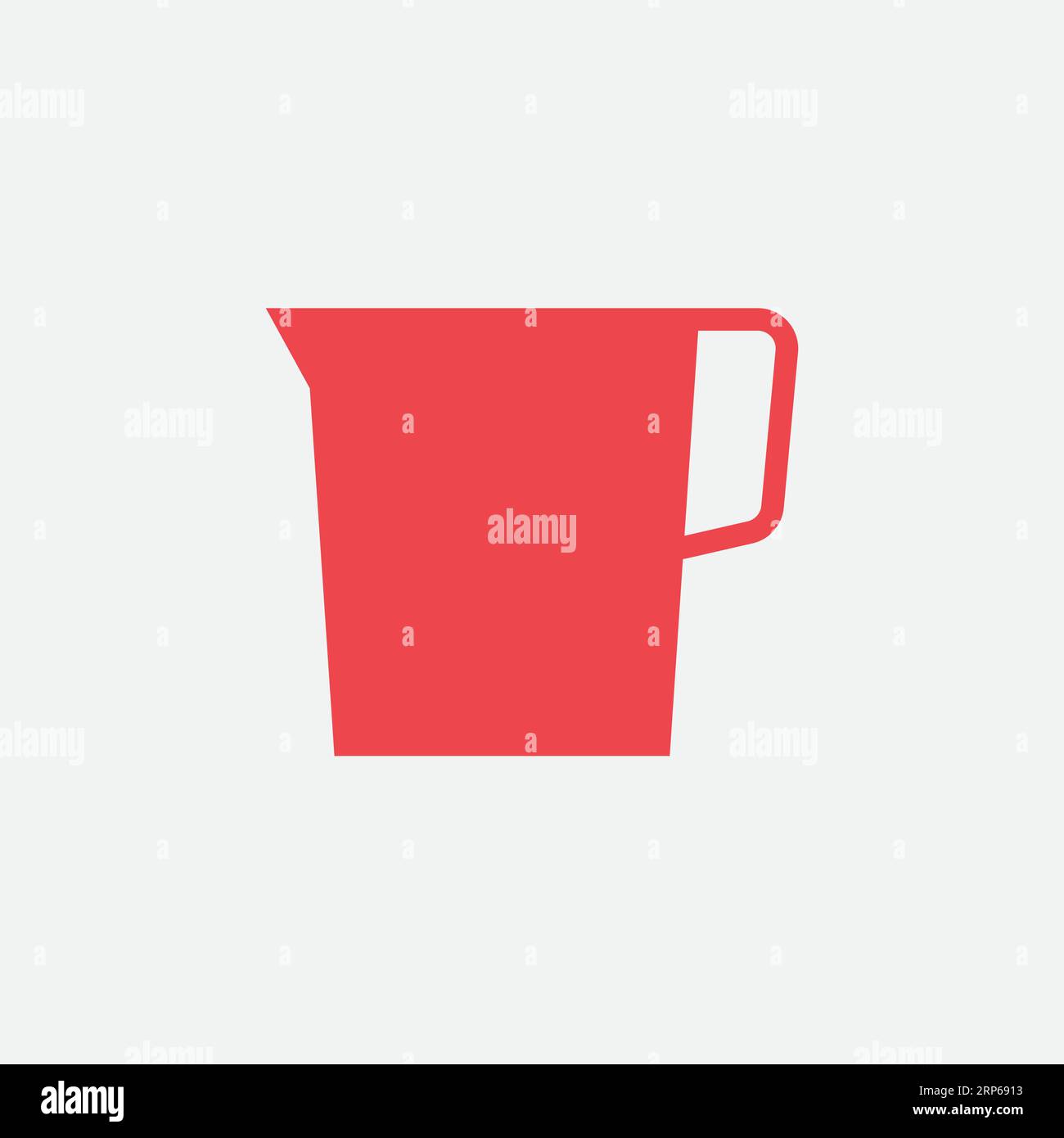 plastic mug jug volume liter. - Vector Stock Vector Image & Art - Alamy