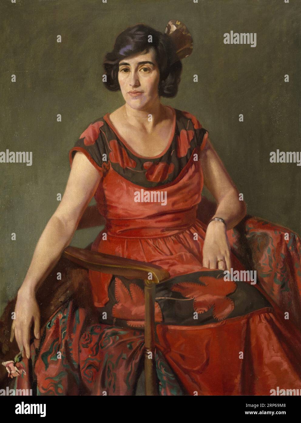 Portrait of Mrs Mabel Noyk 1925 by Patrick Tuohy Stock Photo - Alamy