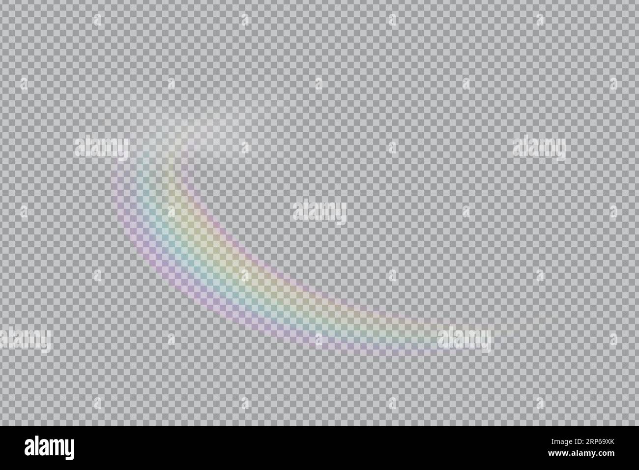 prism rainbow light. Overlay light effect.Stock vector illustration in ...