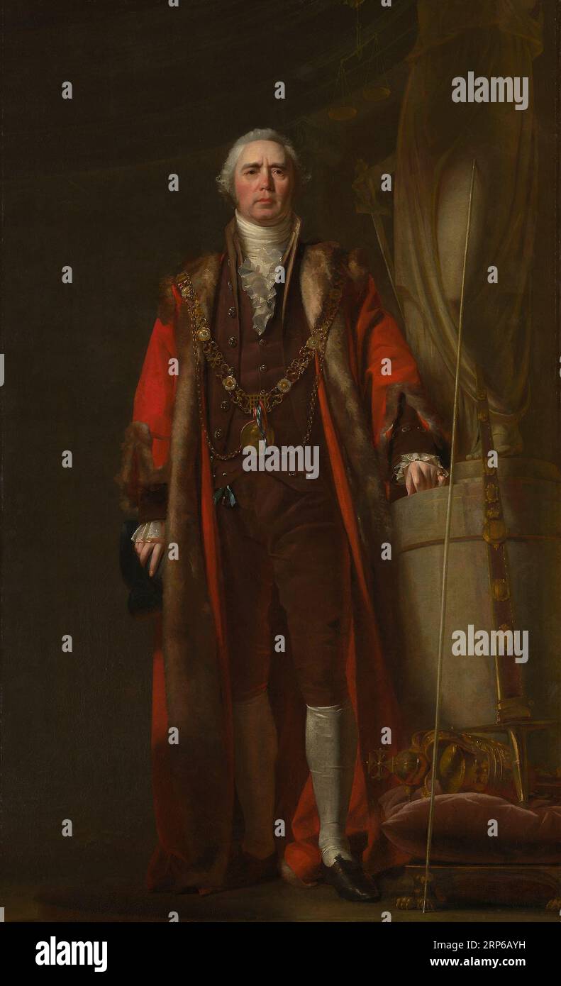 Charles Thorp as Lord Mayor of Dublin circa 1800 by William Cuming ...