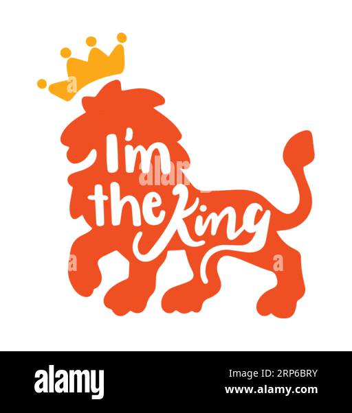 Im the king ,typography t shirt design, tee print, t-shirt design ...