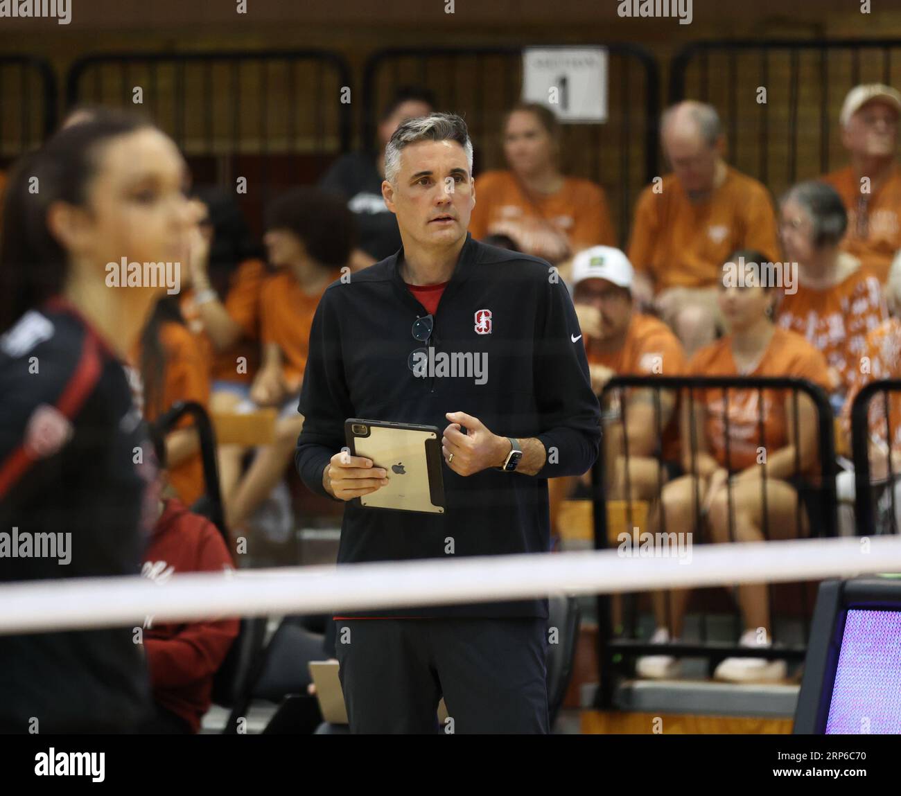 September 3, 2023: Stanford head coach Kevin Hambly during an NCAA ...
