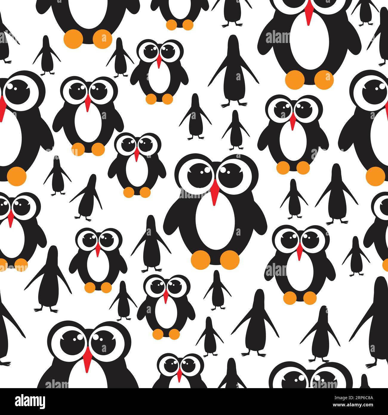 Large penguins Stock Vector Images - Alamy