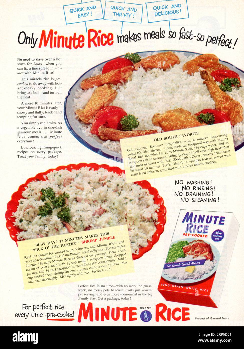 Rice advert hi-res stock photography and images - Alamy