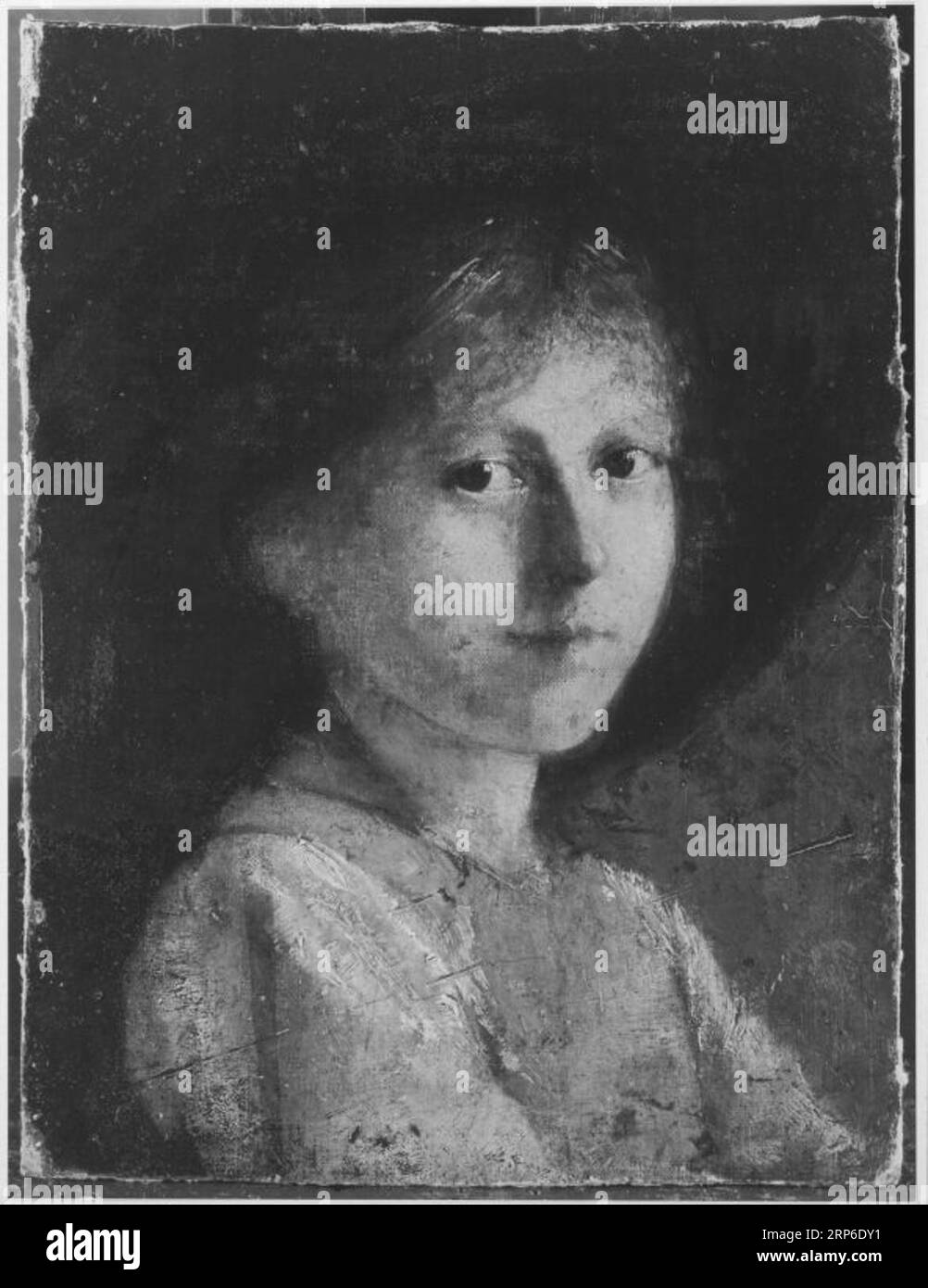 Weiblicher Kopf between circa 1880 and circa 1890 by Georg Buchner ...