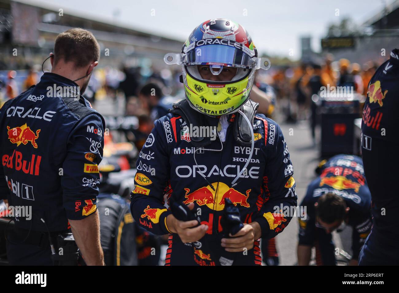 PEREZ Sergio (mex), Red Bull Racing RB19, portrait during the 2023 ...