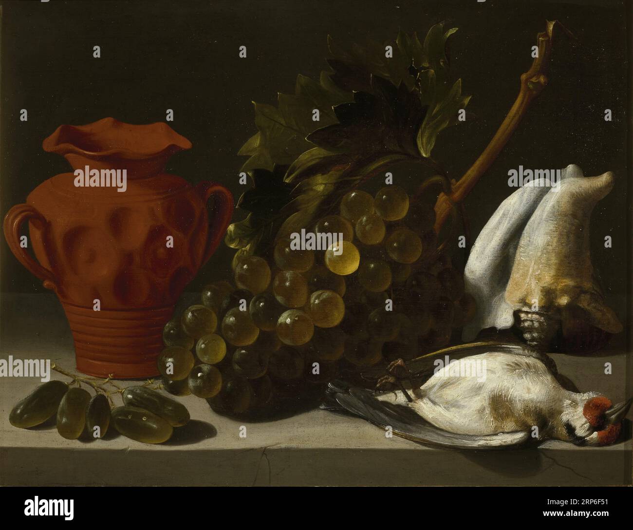 Still Life with a dead Bird 1651 by Juan Bautista de Espinosa Stock ...