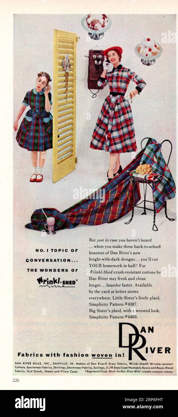 Dan river fabric hi-res stock photography and images - Alamy