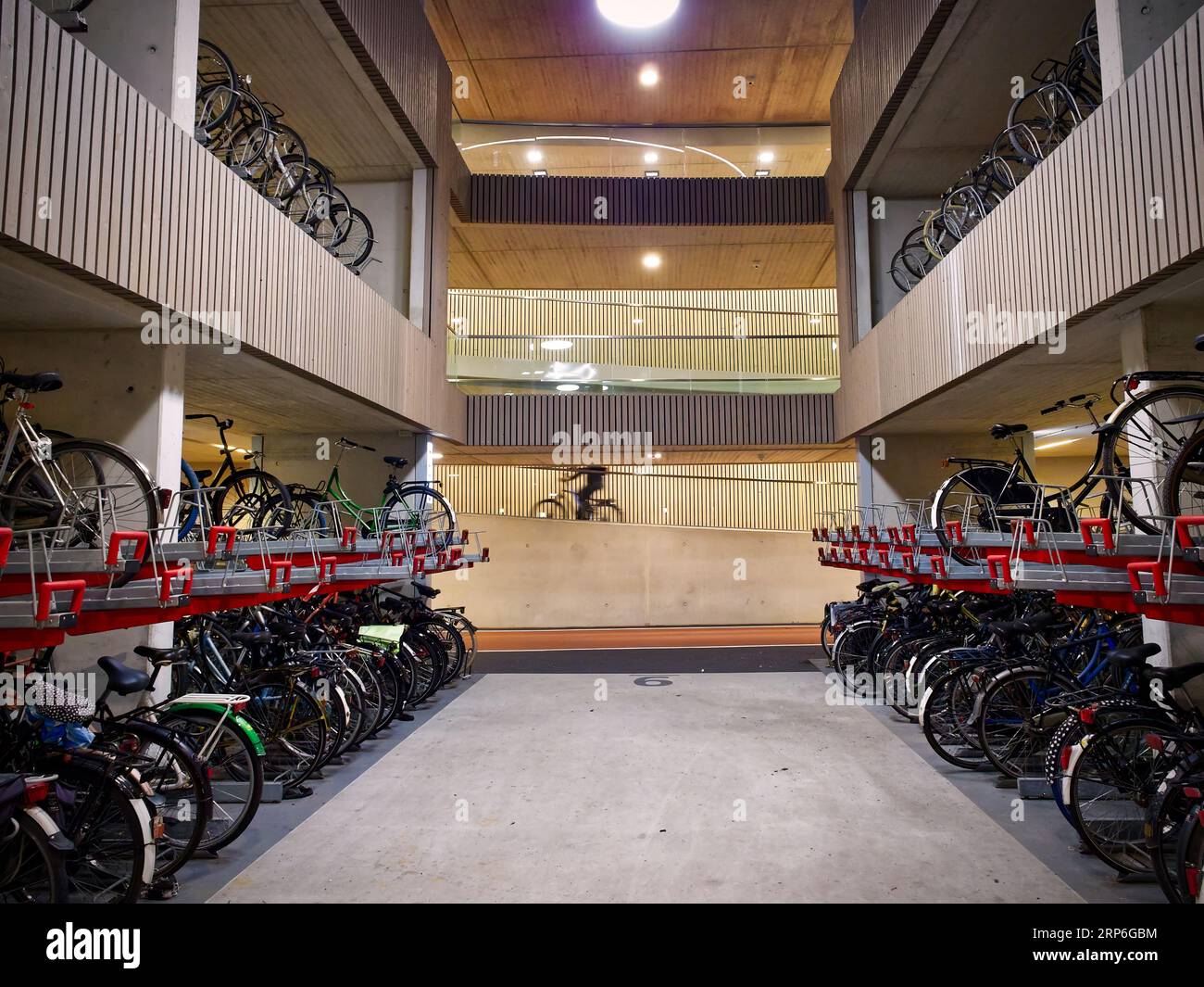 Underground bicycle parking under Utrecht Central Station, The ...