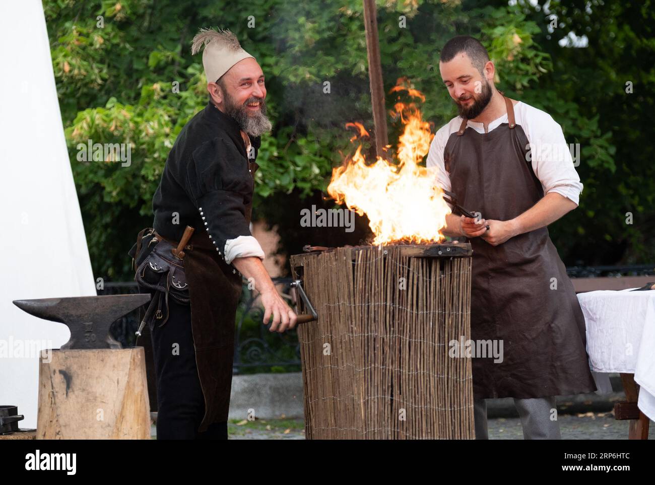 Zilina, Slovak Republiс, Slovakia - July 28, 2023: Two smiling ...