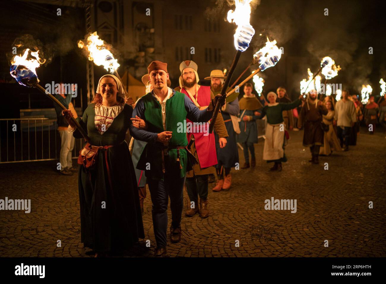 Torches burning flame in hi-res stock photography and images - Alamy