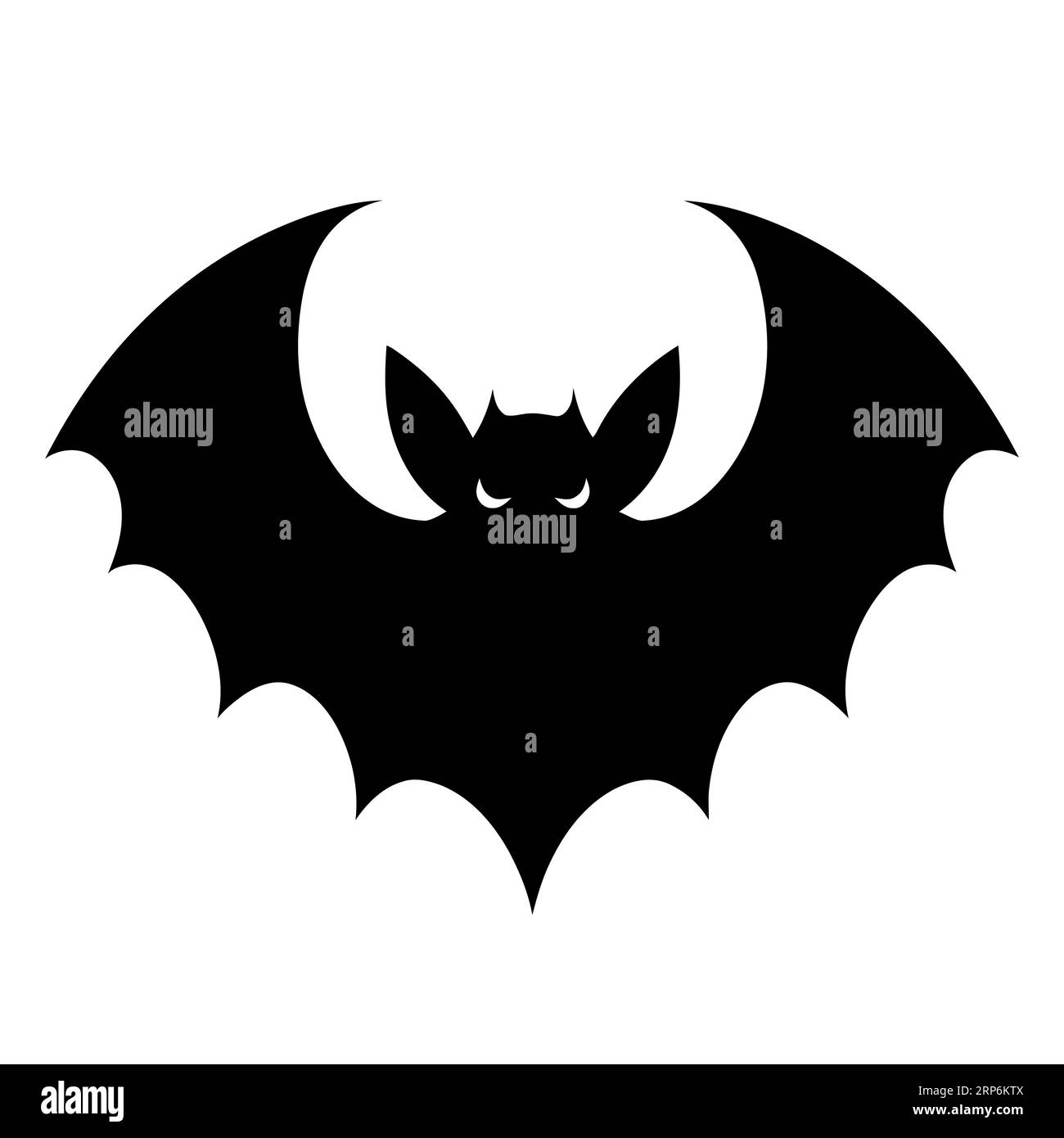 Bat icon. Bat silhouette. Black bat symbol. Vector illustration Stock ...