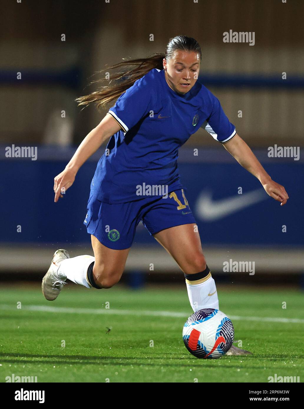 Chelsea's Fran Kirby in action during the women's friendly match at ...