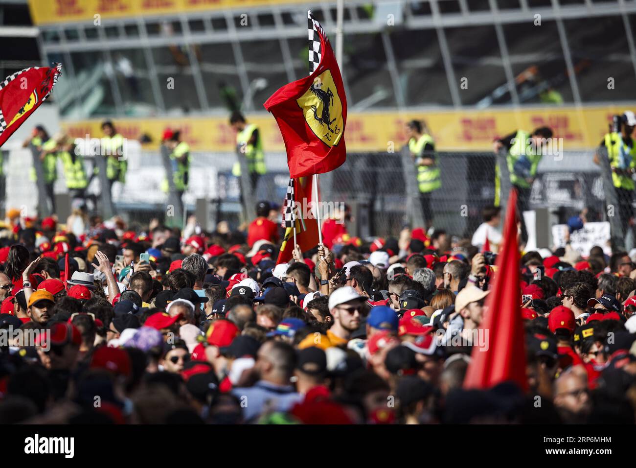 spectators, fans Scuderia Ferrari during the 2023 Formula 1 Pirelli ...