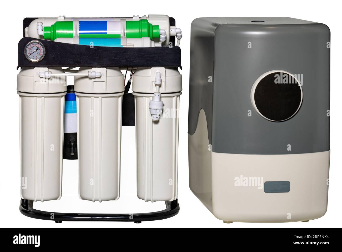 Natural water purification system Cut Out Stock Images & Pictures - Alamy