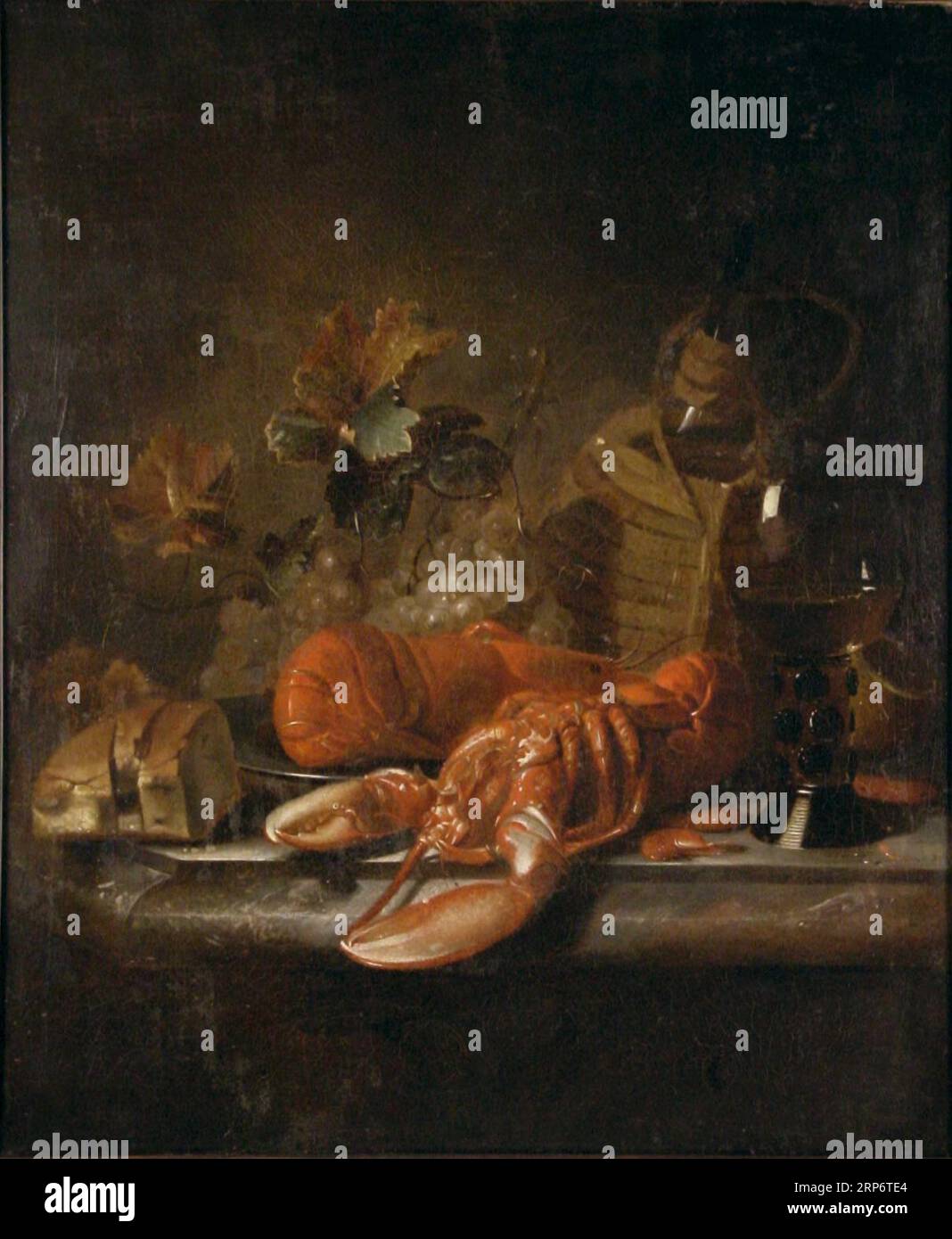 Still life with lobsters by Barend van der Meer Stock Photo - Alamy
