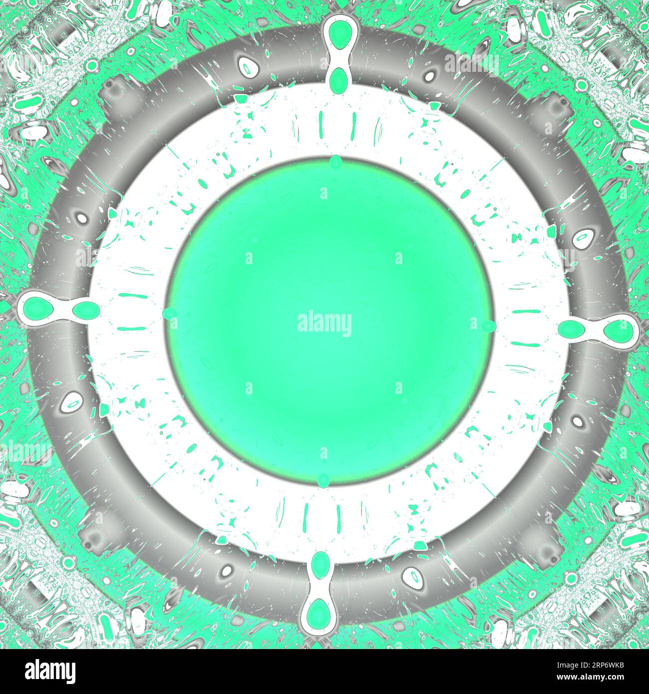 Solar eclipse symmetrical pattern background with dots and splashes ...