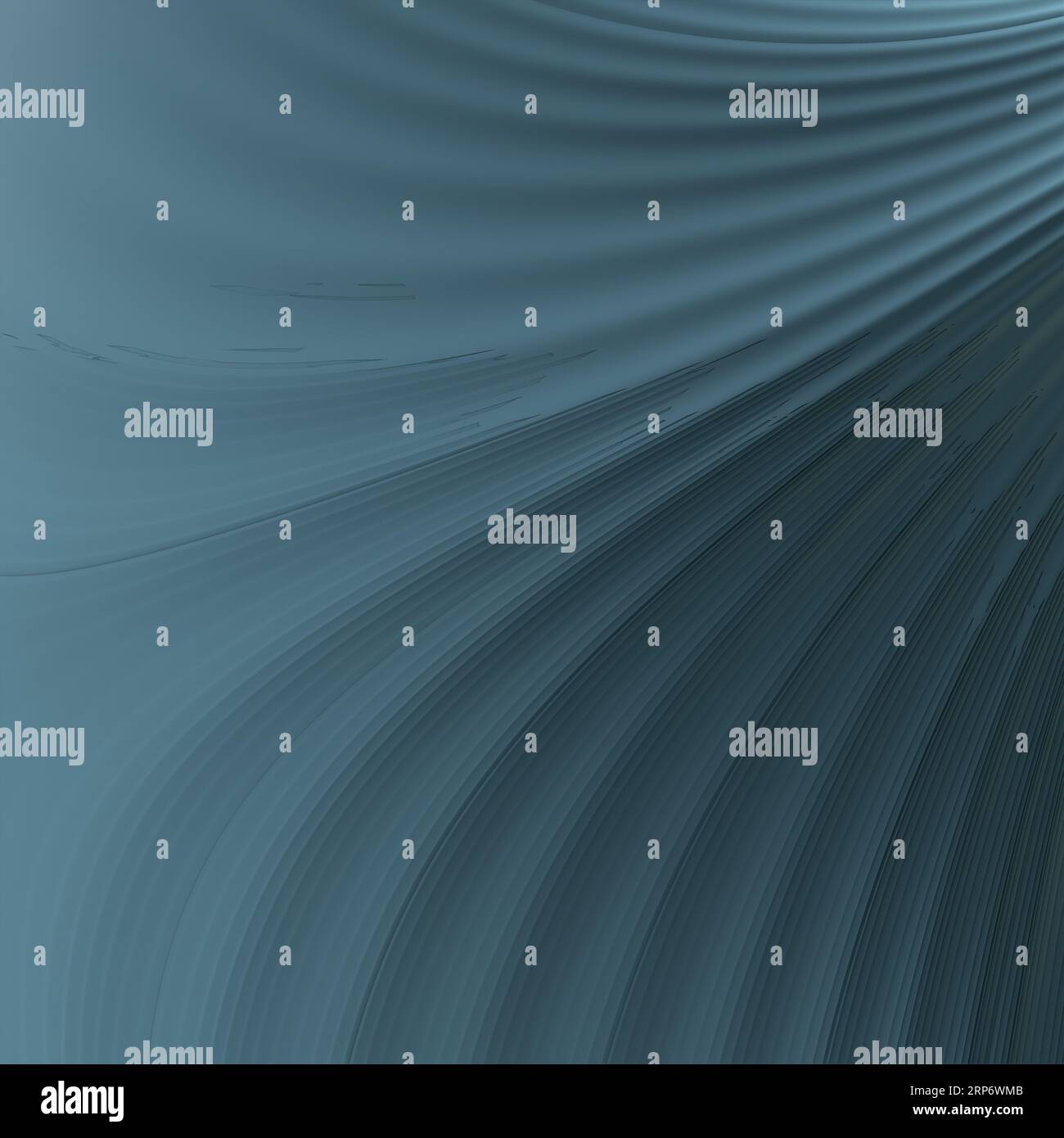 Deep blue curved abstract background. Light and shades. 3d illustration ...