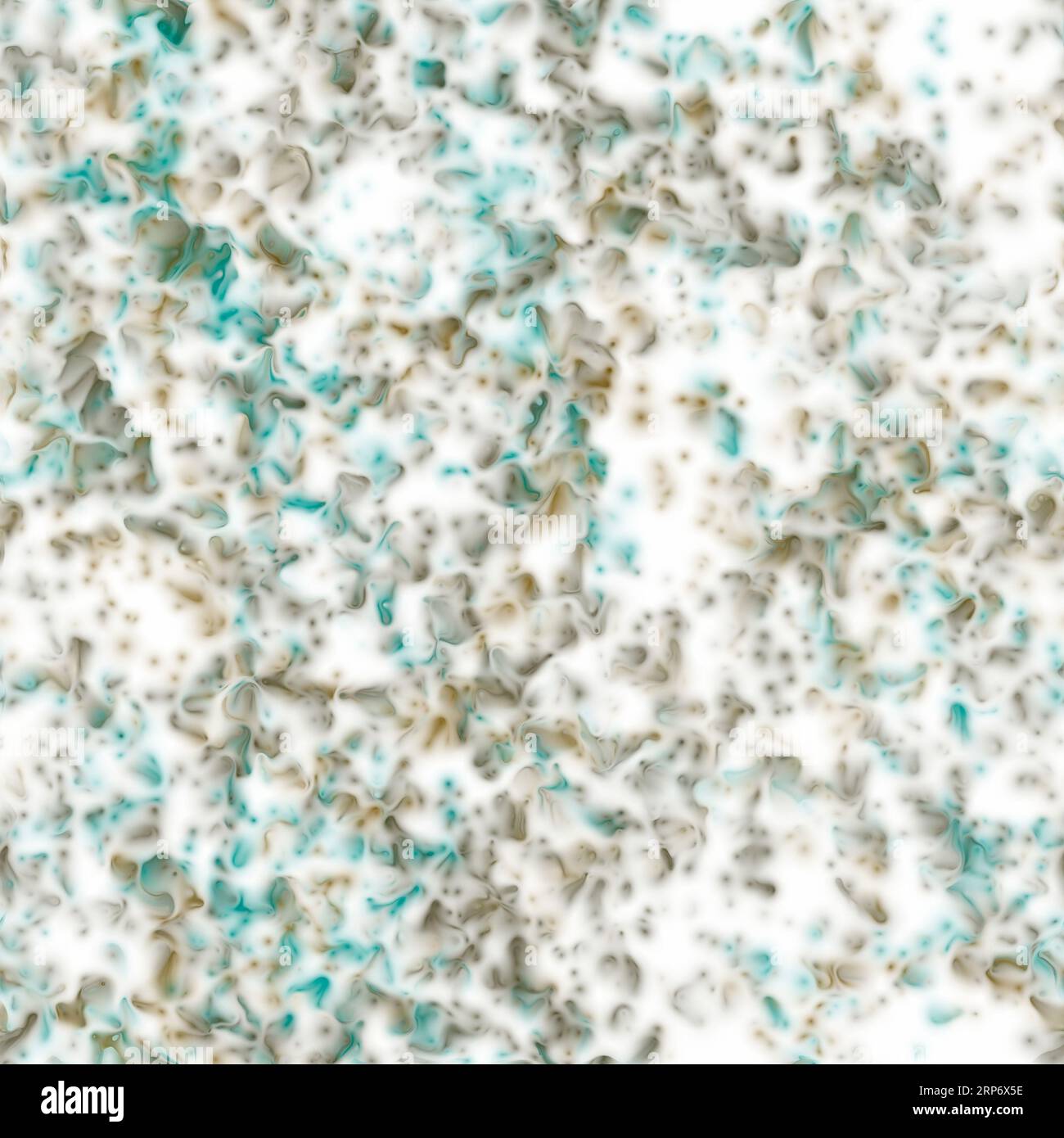 Small liquid random brush strokes. Blue, grey and brown colors on the ...