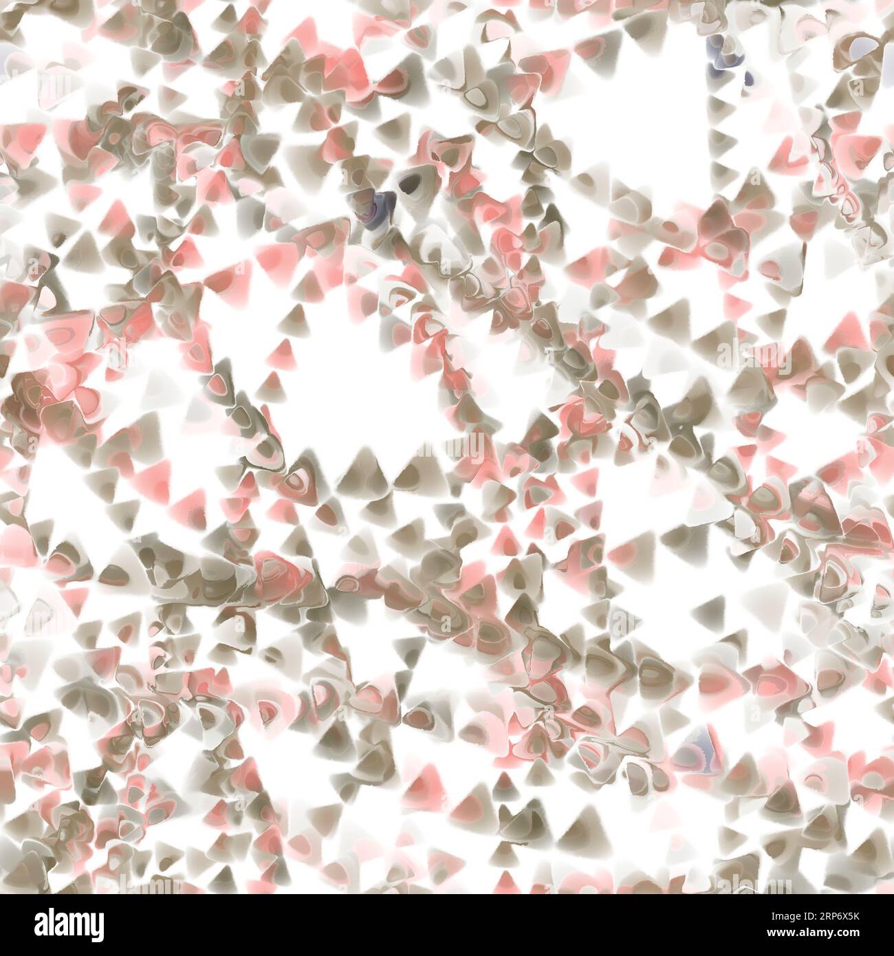 Multiple triangles seamless pattern. Garland of triangles. Orange and ...