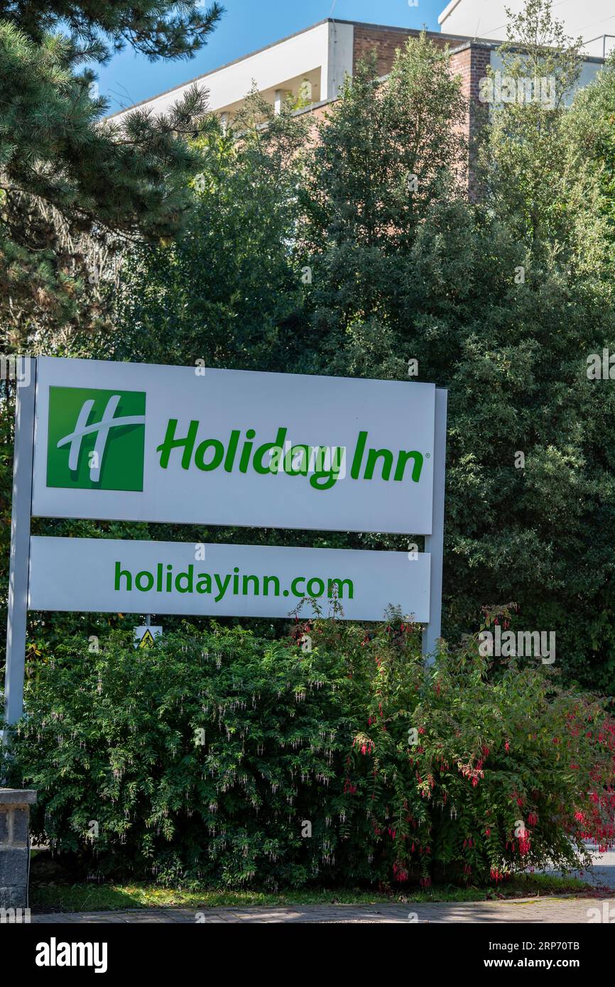 holiday inn advertising board outside of one of the branches in ...